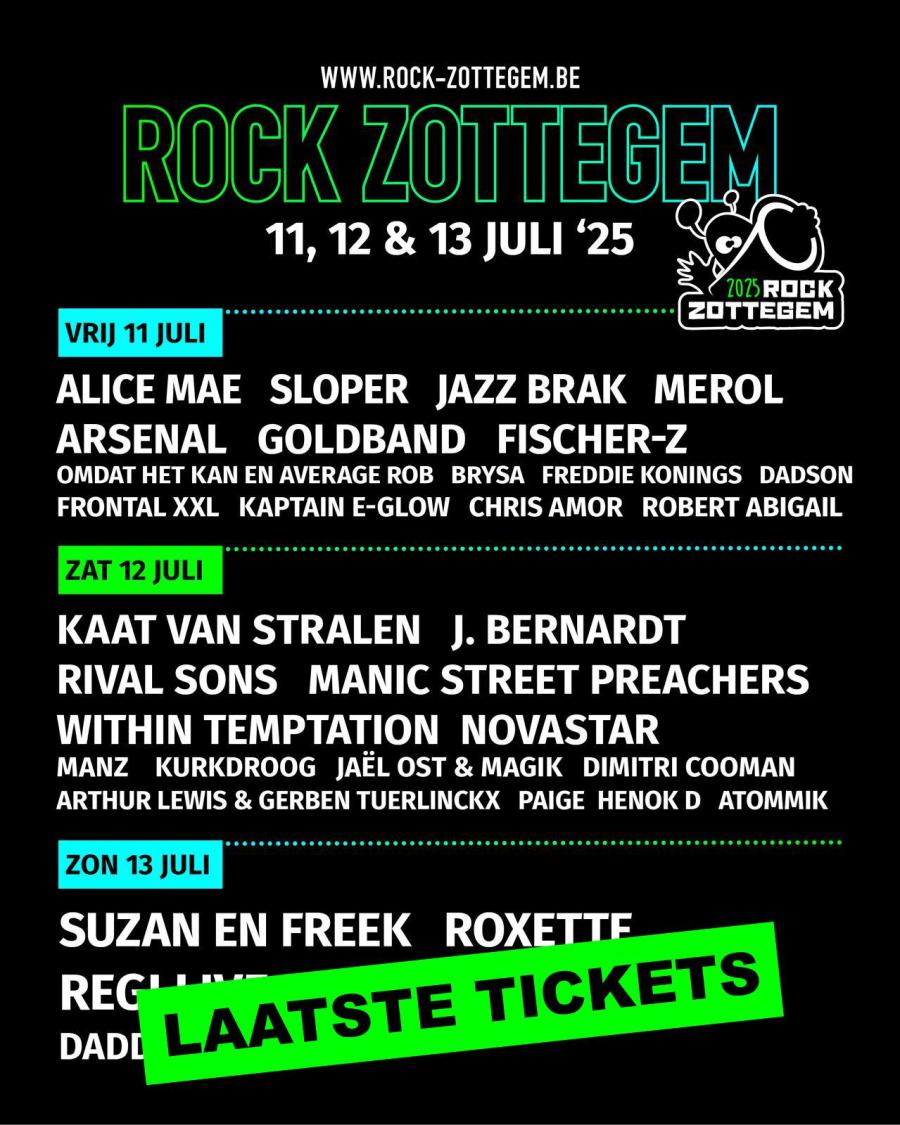 Rock Zottegem 2025 - 11/07/2025 (3 days) - Zottegem - Belgium