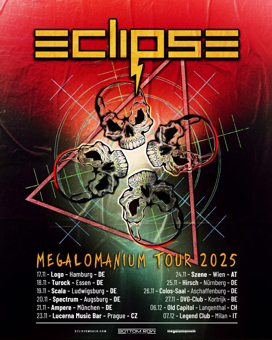 Eclipse - Megalomanium Tour 2025 - Line up