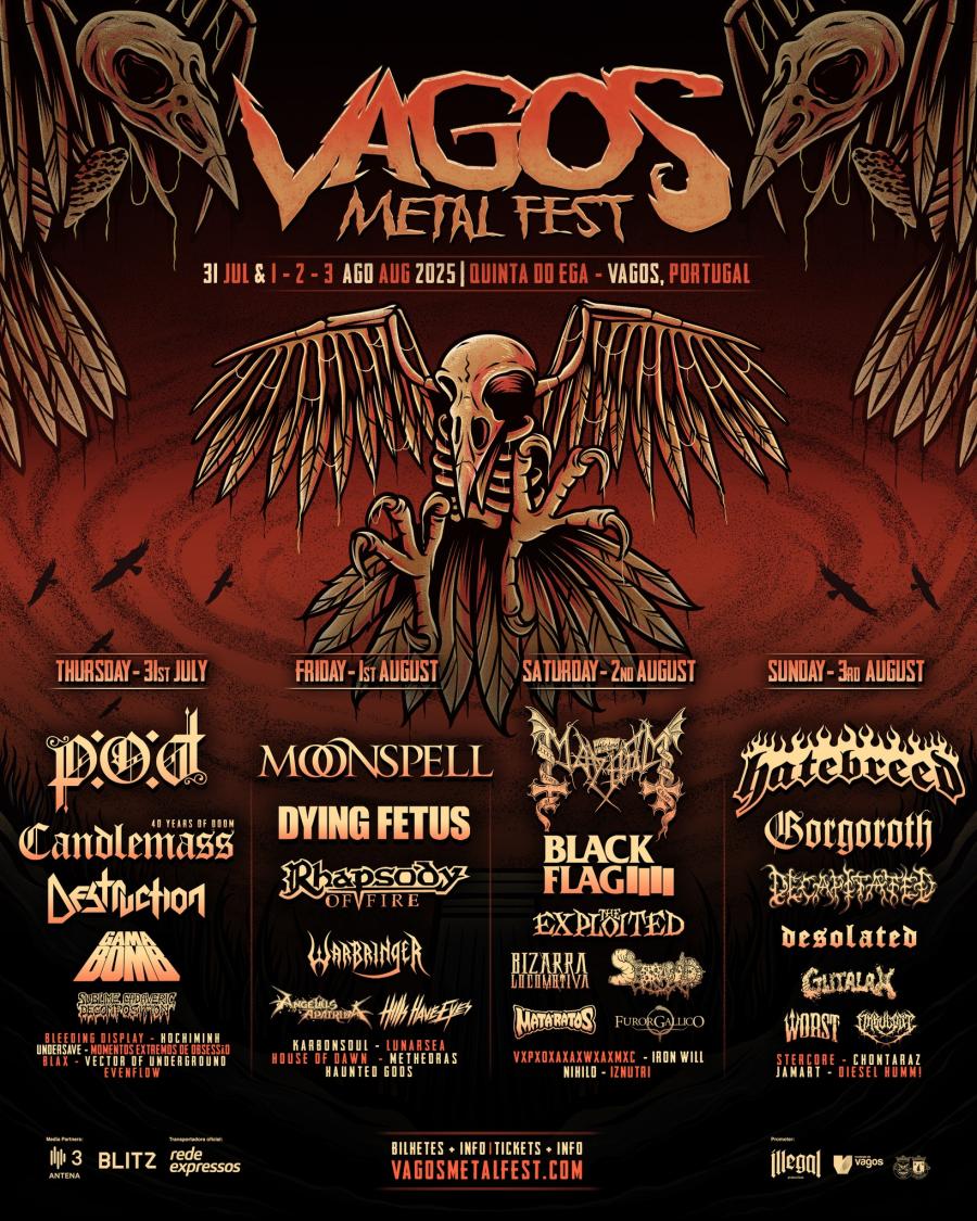 Vagos Metal Fest 2025 - 31/07/2025 (4 days) - Vagos - Portugal