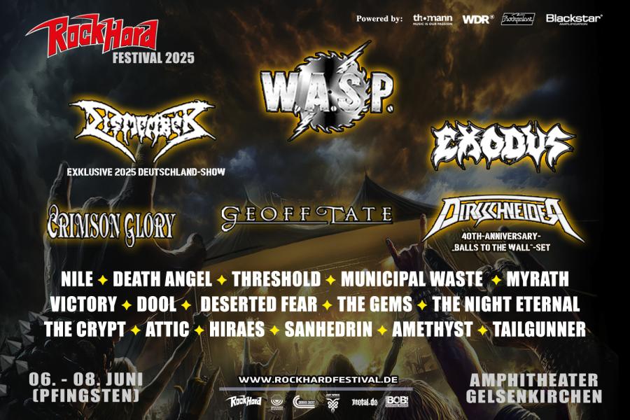 Rock Hard Festival 2025 - 06/06/2025 (3 days) - Gelsenkirchen ...