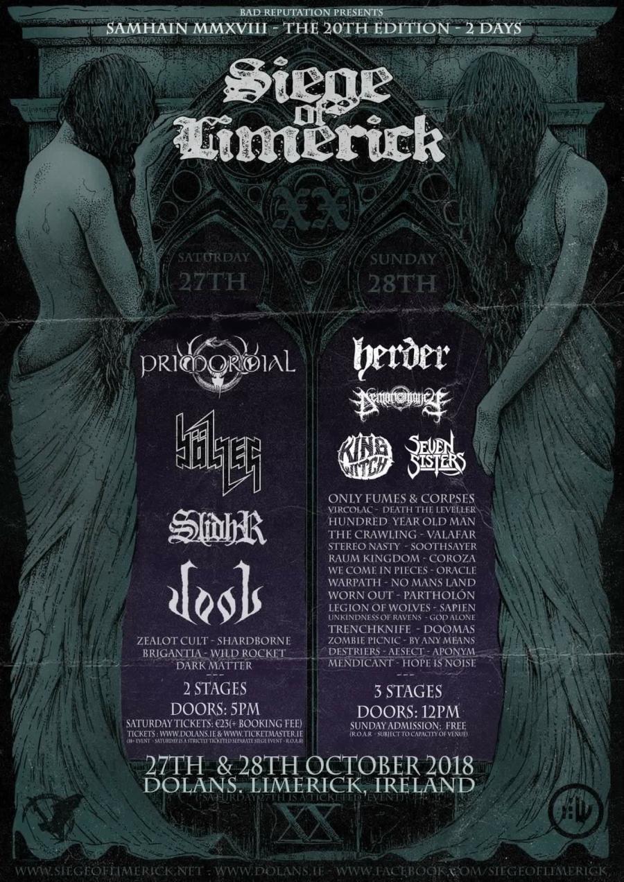 Siege Of Limerick - Samhain MMXVII - The 20th Edition - Horaires ...