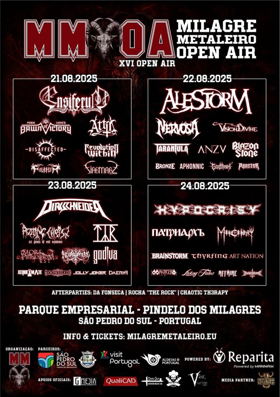 Milagre Metaleiro Open Air 2025 - Line up
