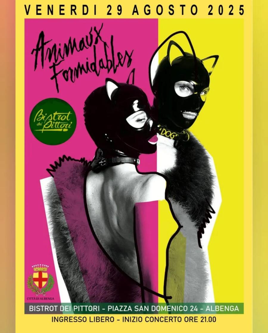 Event Animaux Formidables - 29/08/2025 - Albenga - Bistrot dei Pittori ...