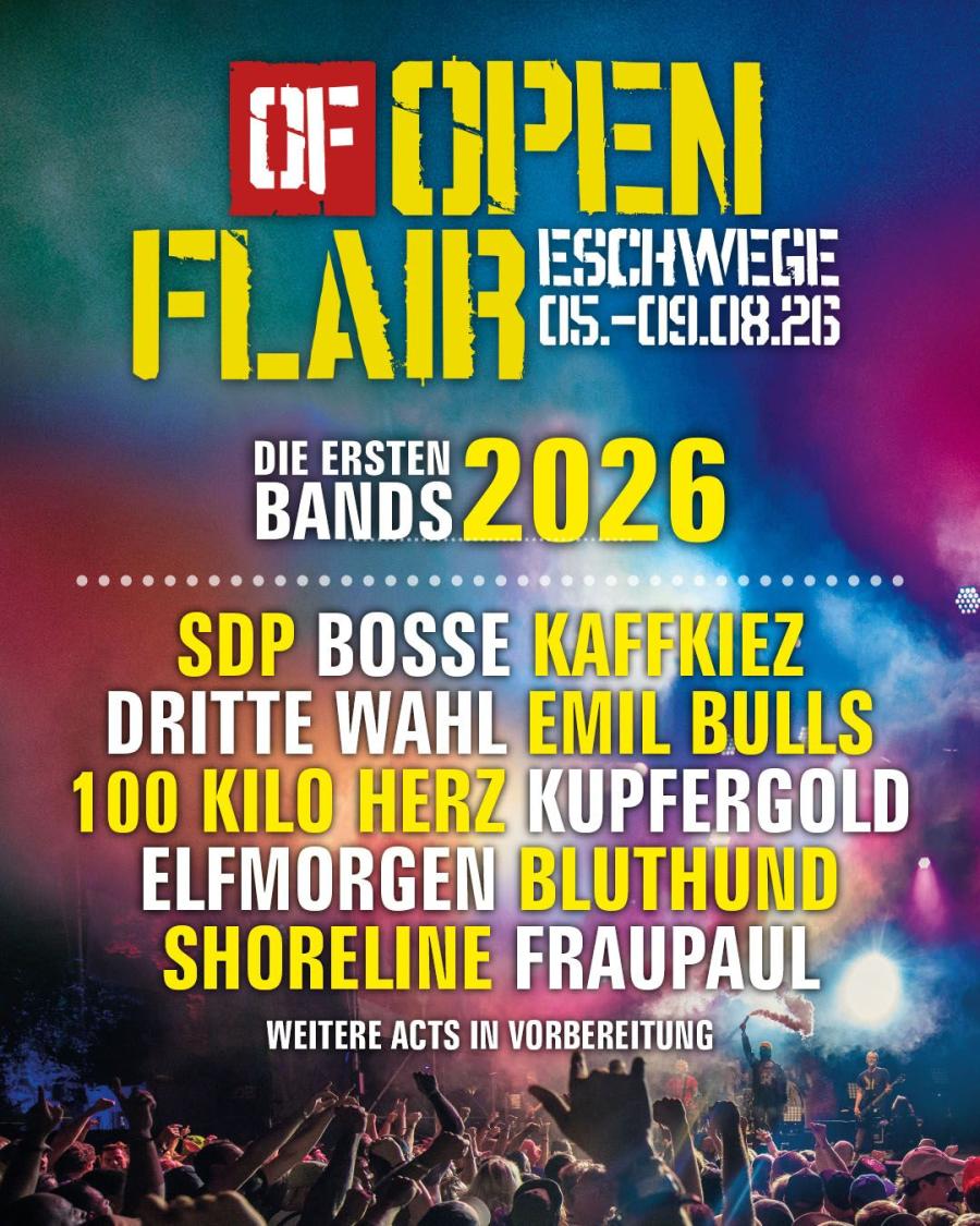 Open Flair Festival 2026 - Line up