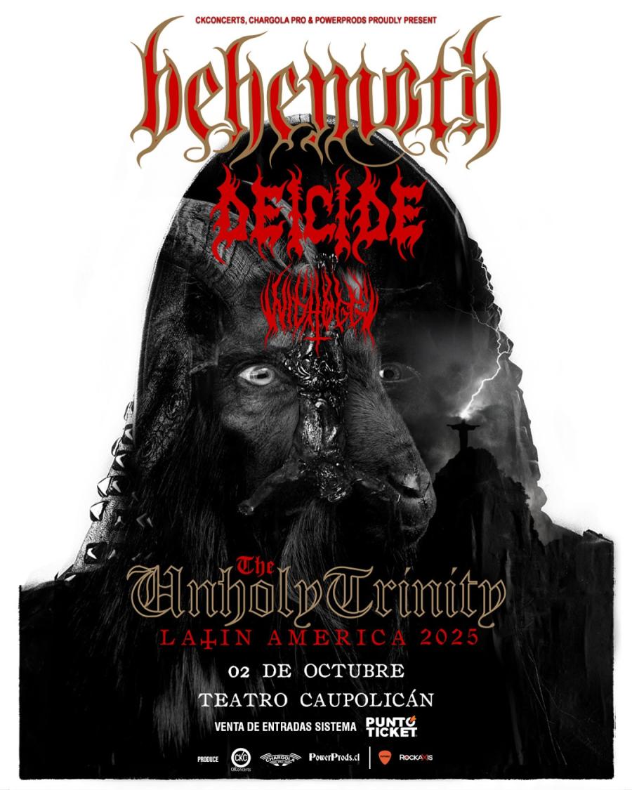 Behemoth + Deicide + Nidhogg - The Unholy Trinity 2025 - Line up