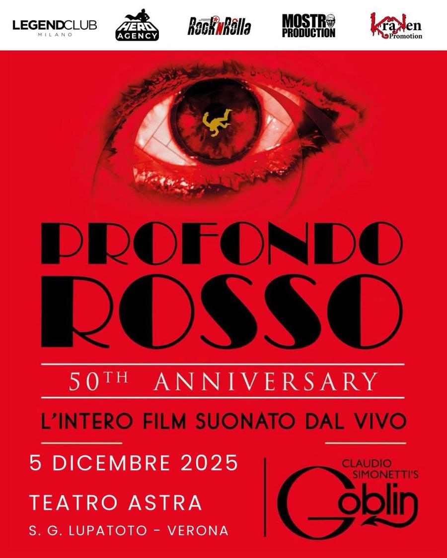Claudio Simonetti's Goblin - Profondo Rosso 50th Anniversary - 05/12 ...