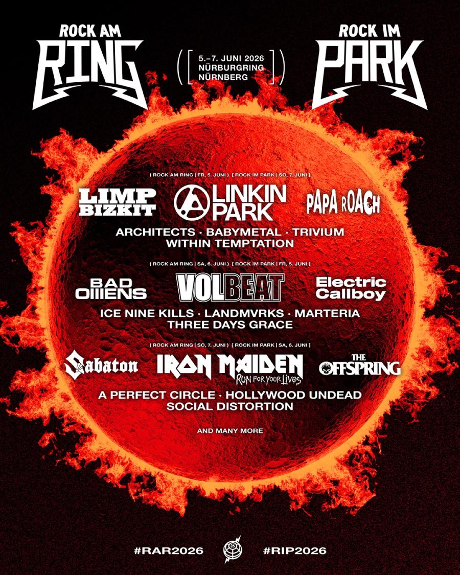 Rock am Ring 2026 - Line up