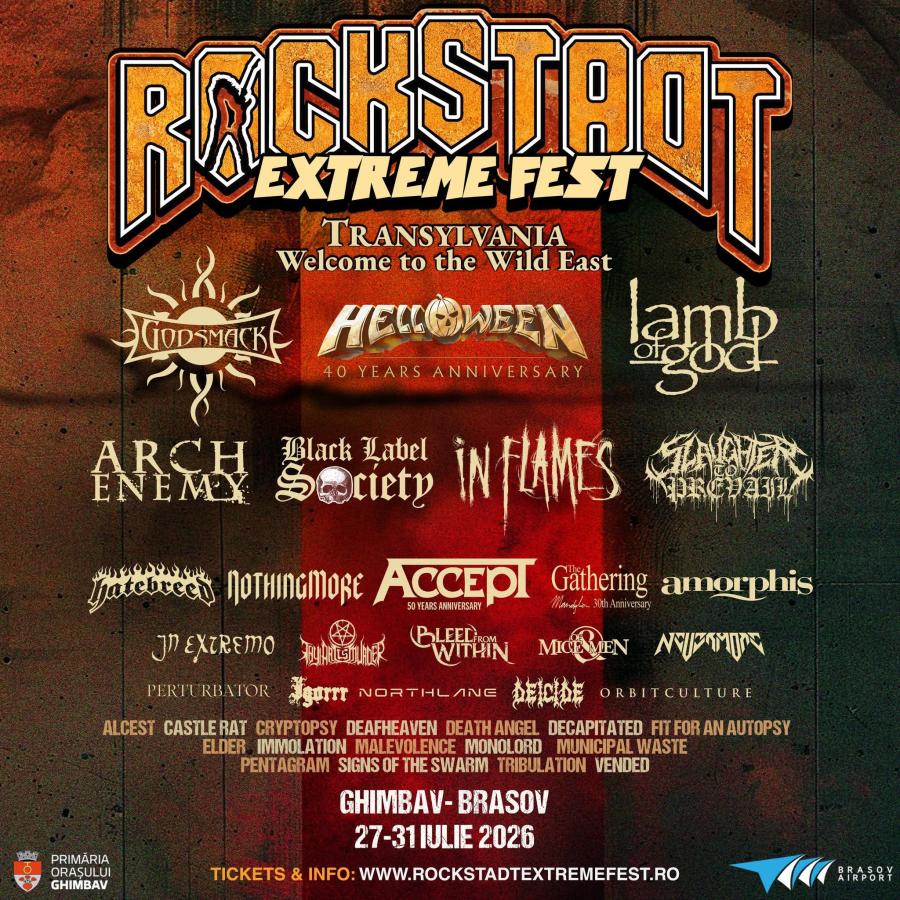 Rockstadt Extreme Fest 2026 - 27/07/2026 (5 days) - Ghimbav - Romania
