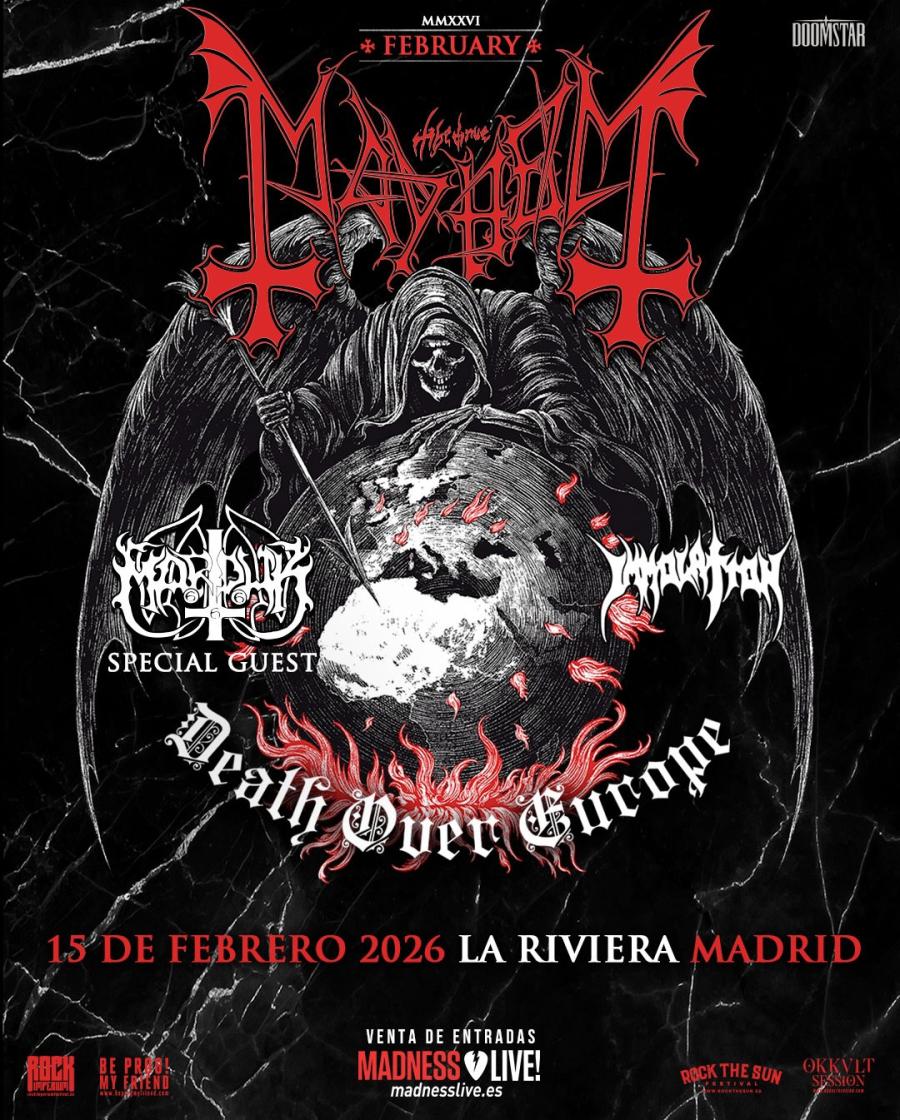 Mayhem - Death Over Europe Tour 2026 - 15/02/2026 - Madrid - La Riviera ...