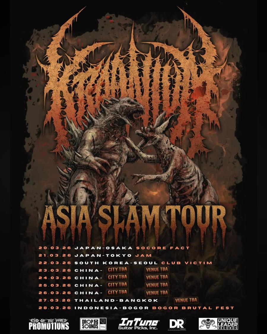 Kraanium - Asia Slam Tour 2026 - Line up