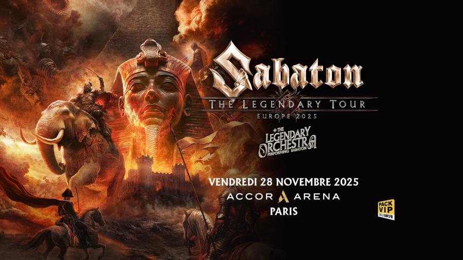 Concert Sabaton - 28/11/2025 - Paris - Accor Arena - France