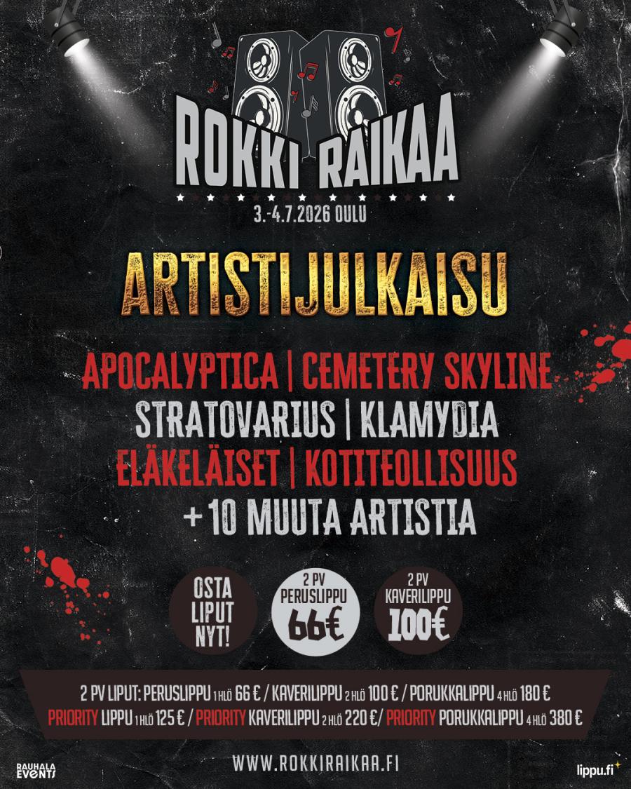 Rokki Raikaa Oulu 2026 - FAQ