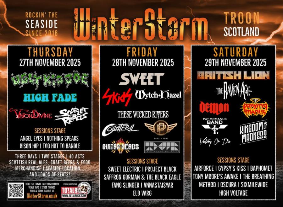 WinterStorm 2025 - 27/11/2025 (3 jours) - Troon - Royaume Uni