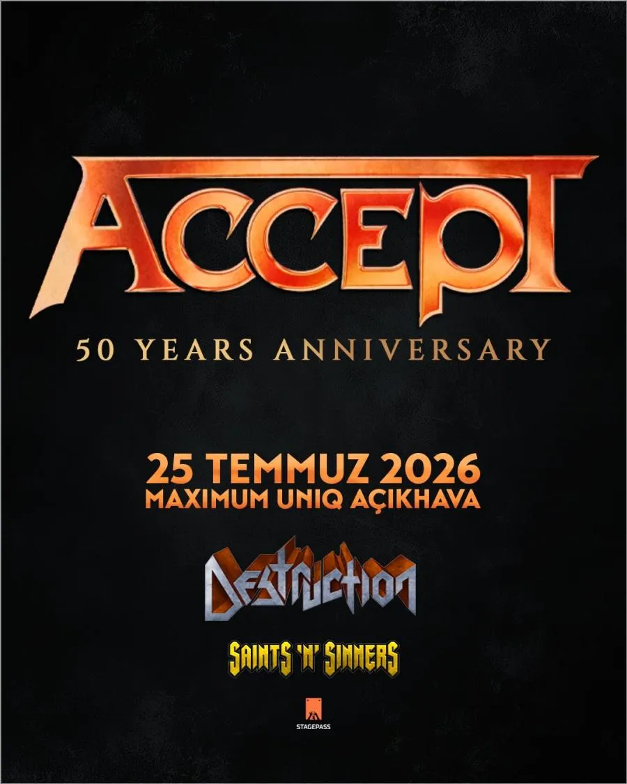 Concert Accept - 25/07/2026 - Istanbul - Maximum Uniq Açıkhava - Turquie