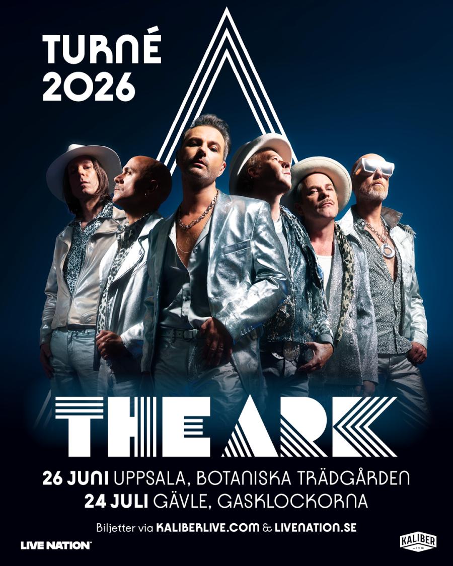 The Ark - Turné 2026 - 26/06/2026 - Uppsala - Botaniska Trädgården ...
