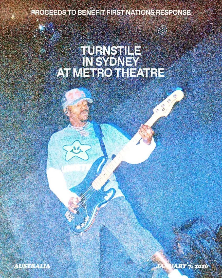 Turnstile - Australia Tour 2026 - 07/01/2026 - Sydney - Metro Theatre ...
