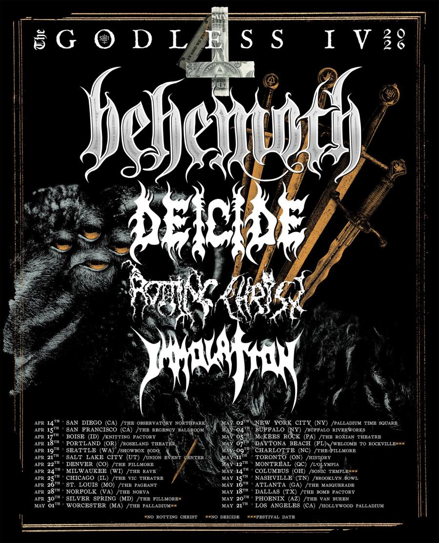 Behemoth - US/Canada 2026 - 15/04/2026 - San Francisco - The Regency ...