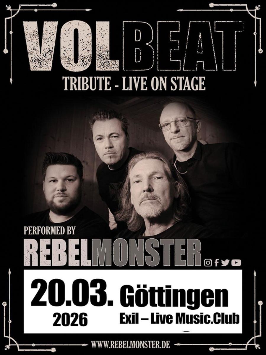 Rebel Monster - A Tribute to Volbeat - 20/03/2026 - Göttingen - EXIL ...